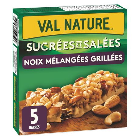 Barres tendres granola sucrées et salées aux noix mélangées grillées de ...