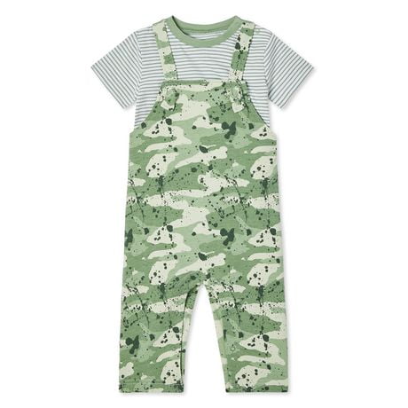 George Baby Boys' Top and Overall 2-Piece Set - Walmart.ca