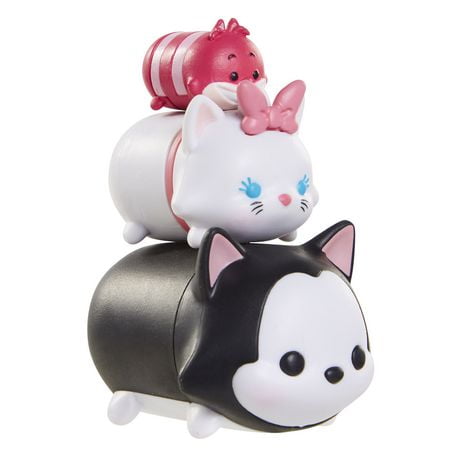 Disney Tsum Tsum 3-Pack Figures - Figaro/Marie/Cheshire CAT | Walmart ...