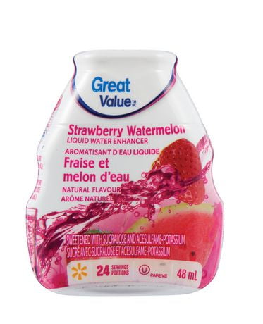 Great Value Strawberry Watermelon Liquid Water Enhancer | Walmart Canada