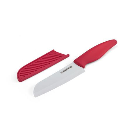 Click here for Farberware Ceramic 5 Santoku Knife Red prices
