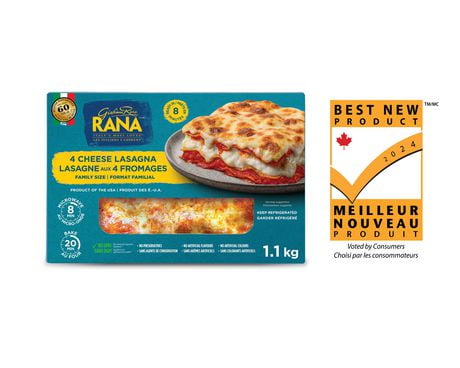 Rana 4 Cheese Lasagna, 1.1 kg - Walmart.ca