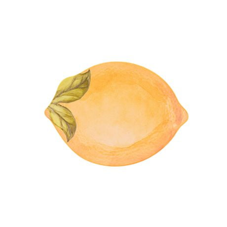 Mainstays Melamine 11-Inch Lemon Shaped Plate - Walmart.ca