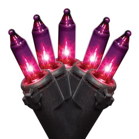 Way to Celebrate 100-Count Incandescent Halloween Mini String Lights ...