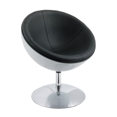 CorLiving Mod Modern Bonded Leather Circular Chair | Walmart Canada