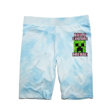 Girls Minecraft Creeper Create Shorts - Walmart.ca