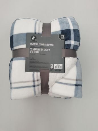 REVERSIBLE SHERPA BLANKET, SHERPA BLANKET - Walmart.ca