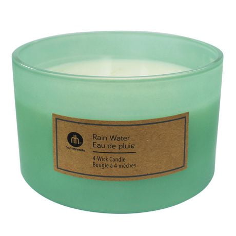 Hometrends 15oz RAIN WATER 4-Wick Candle - Walmart.ca