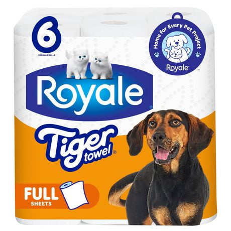 Royale Tiger Strong Paper Towel, 6 Regular Rolls | Walmart Canada