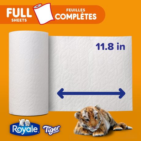 Royale Tiger Strong Paper Towel, 6 Regular Rolls | Walmart Canada