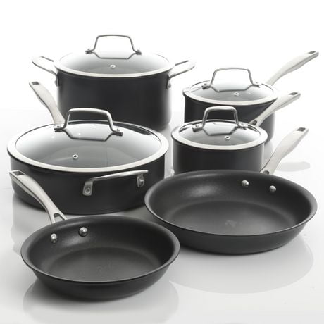 Click here for Kenmore Pro Arbor Heights 10-Piece Hard Anodized C... prices