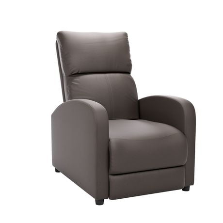 Click here for Corliving Moor Bonded Leather Recliner Grey prices