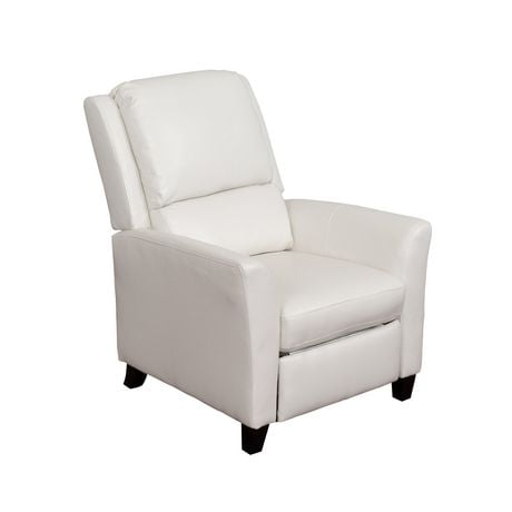 Click here for Corliving Kate Bonded Leather Recliner White prices