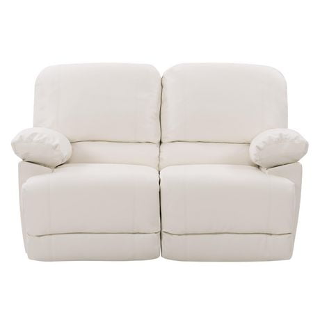 Click here for Corliving Plush Reclining Bonded Leather Loveseat... prices