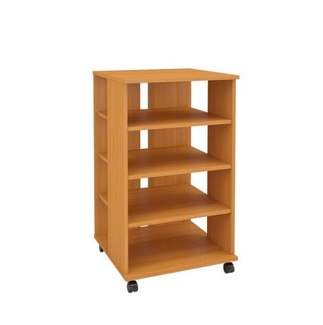 Nexera Jasper American Beech Mobile Storage Tower - Walmart.ca