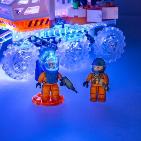 Laser Pegs Building Blocks Playset, Mission Mars Collection: Mars Rover ...