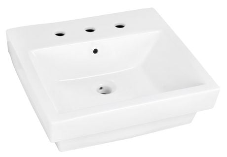 Click here for American Imaginations 19-In. W Vessel White White... prices