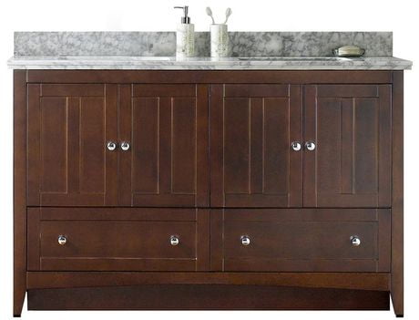 Click here for American Imaginations 59-In. W Vanity Set Walnut W... prices