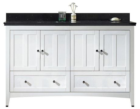 Click here for American Imaginations 59-In. W Vanity Set White Wh... prices
