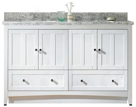 Click here for American Imaginations 59-In. W Vanity Set White Wh... prices