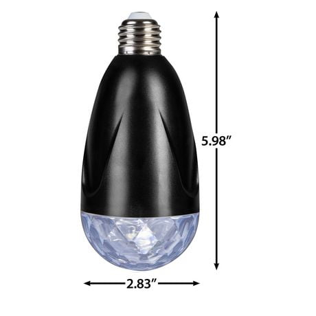 Lightshow Projection Light Bulb-Kaleidoscope (White) - Walmart.ca