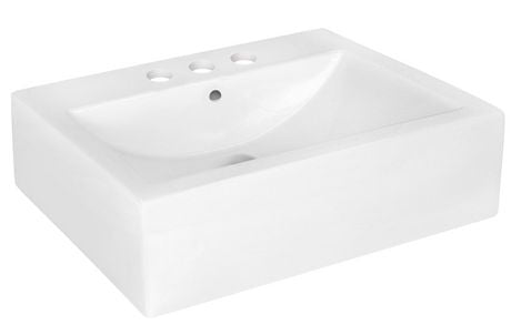 Click here for American Imaginations 20.25-In. W Vessel White Whi... prices