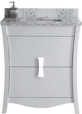 Click here for American Imaginations 30.5-In. W Vanity Set White... prices