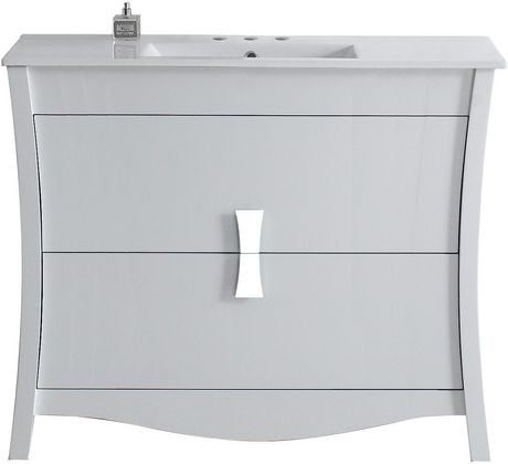 Click here for American Imaginations 48-In. W Vanity Set White Wh... prices