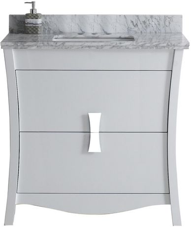 Click here for American Imaginations 36-In. W Vanity Set White Wh... prices