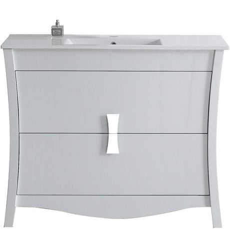 Click here for American Imaginations 48-In. W Vanity Set White Wh... prices