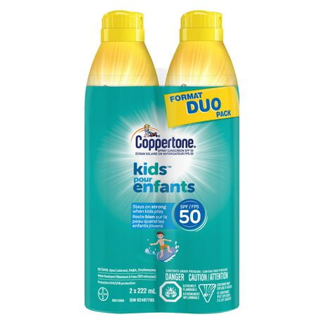 Coppertone® Kids Continuous Spray Clear Sunscreen Duo Pack, SPF 50 ...