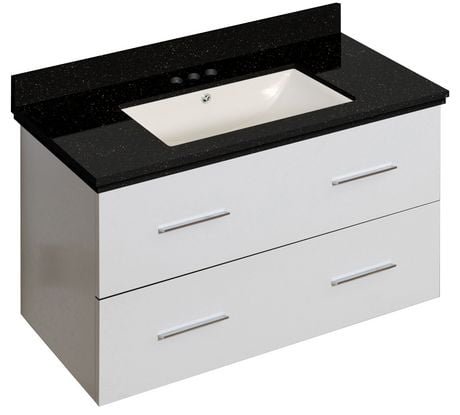 Click here for American Imaginations 36-In. W Vanity Set White Wh... prices