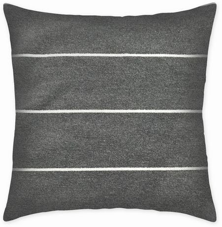 Click here for Hometrends Chico Stripe Decorative Pillow Grey 18... prices