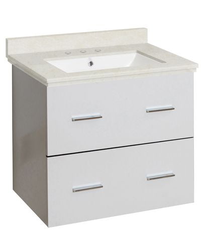 Click here for American Imaginations 23.75-In. W Vanity Set White... prices