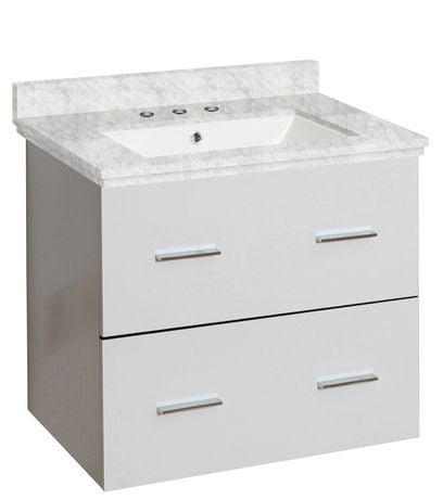Click here for American Imaginations 23.75-In. W Vanity Set White... prices