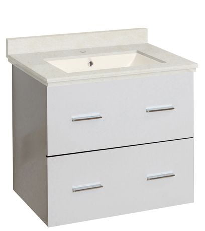 Click here for American Imaginations 23.75-In. W Vanity Set White... prices