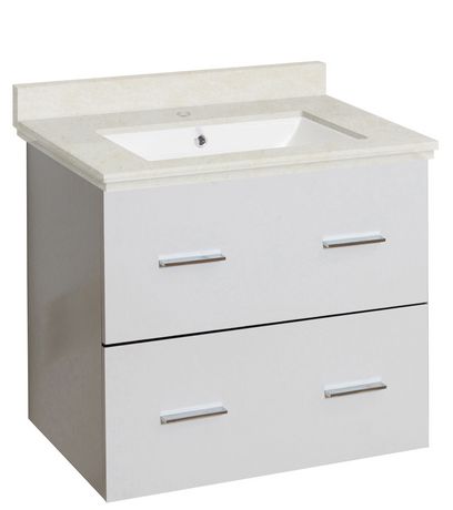 Click here for American Imaginations 23.75-In. W Vanity Set White... prices