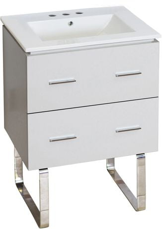 Click here for American Imaginations 23.75-In. W Vanity Set White... prices