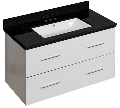 Click here for American Imaginations 36-In. W Vanity Set White Wh... prices