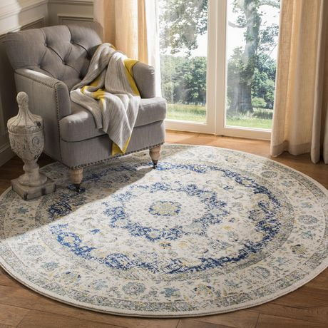 Click here for Safavieh Evoke Teale Traditional Area Rug Ivory /... prices