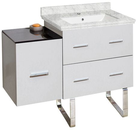 Click here for American Imaginations 37.75-In. W Vanity Set White... prices
