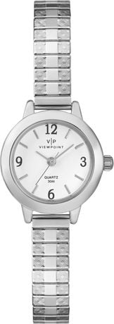 Viewpoint by Timex® Stainless Steel Expansion Band Watch - Walmart.ca