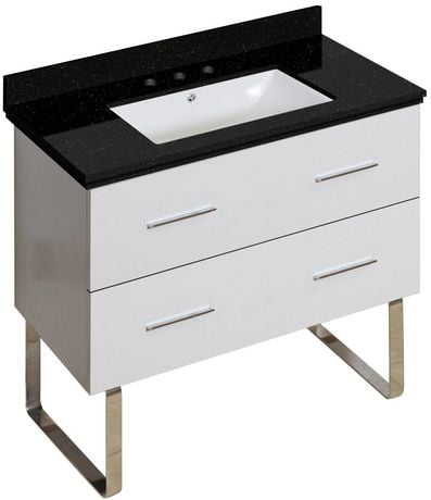 Click here for American Imaginations 36-In. W Vanity Set White Wh... prices