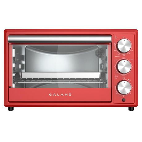 Galanz 0.9 cu.ft. Retro Manual Toaster Oven, Hot Rod Red | Walmart Canada