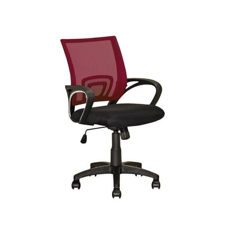Click here for Corliving Workspace Mesh Back Office Chair Maroon prices