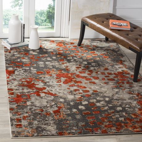 Click here for Safavieh Monaco Driskoll Abstract Area Rug Grey /... prices