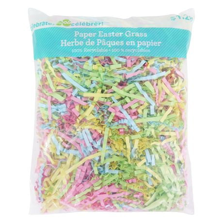 1.5 OZ PAPER EASTER GRASS, Multi Color: Pink, Green, Blue, Yellow ...