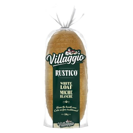 Villaggio® Rustico™ White Loaf Bread, 550 g - Walmart.ca