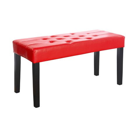 Click here for Corliving Fresno 12 Panel Tufted Leatherette Bench... prices