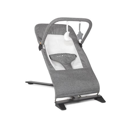 Baby Delight Alpine Deluxe Portable Bouncer, Charcoal Tweed - Walmart.ca